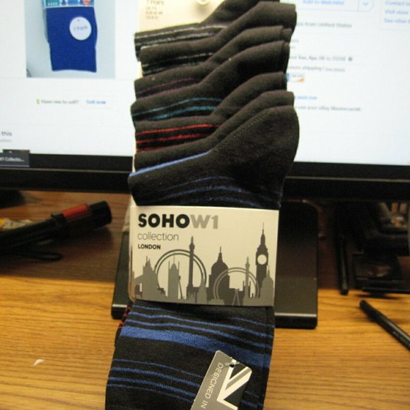 soho w1 | Underwear & Socks | Soho W Collection London Men 7 Pack Multi ...